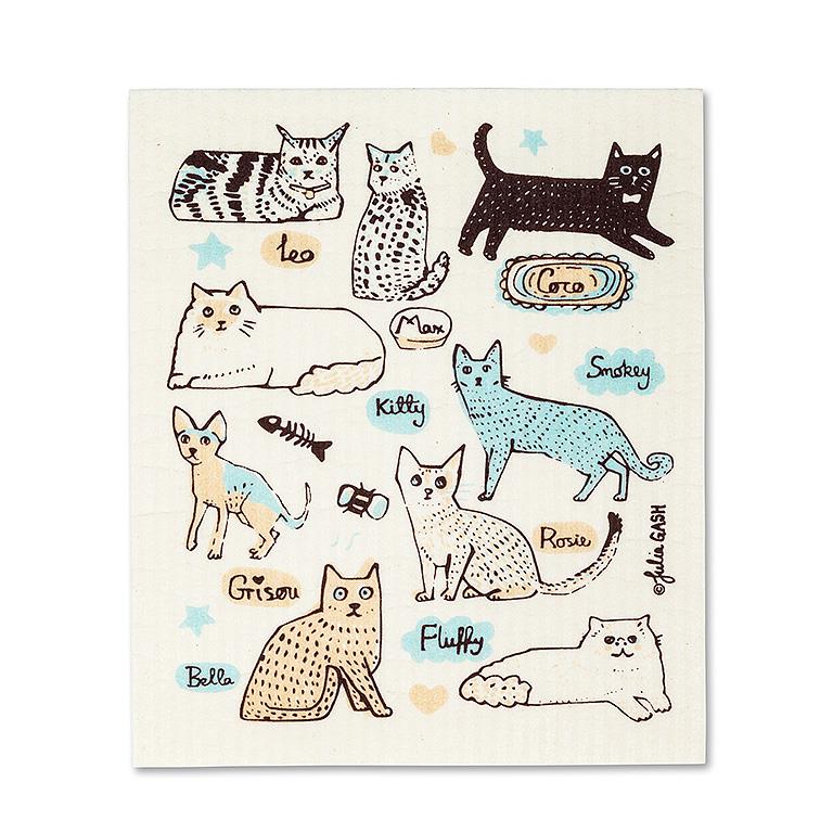 The Amazing Swedish Dishcloth ~ Cats with Names – The Gratitude Shoppe
