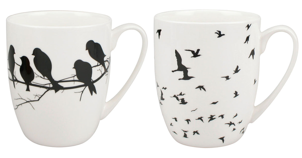 McIntosh Mugs - Bird Silhouette - Set of 2 – The Gratitude Shoppe